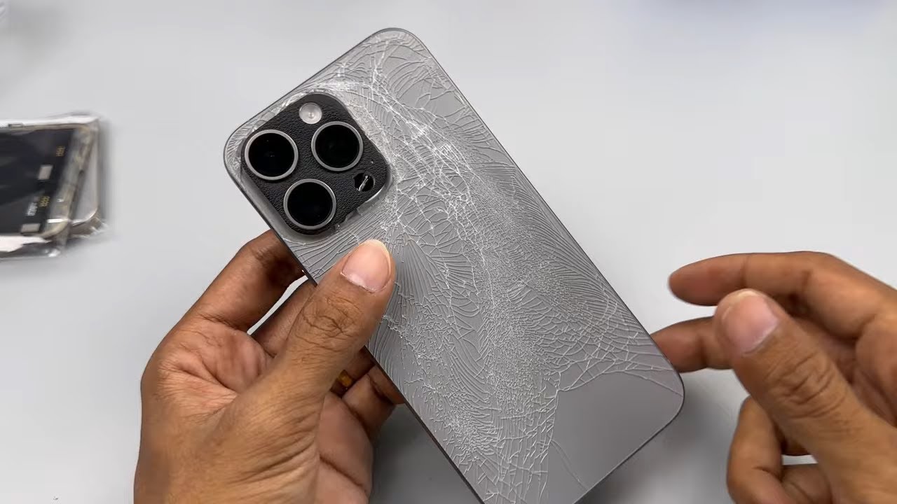 Cracked iPhone 15 Pro Max Restoration | AS IS iPhone - YouTube