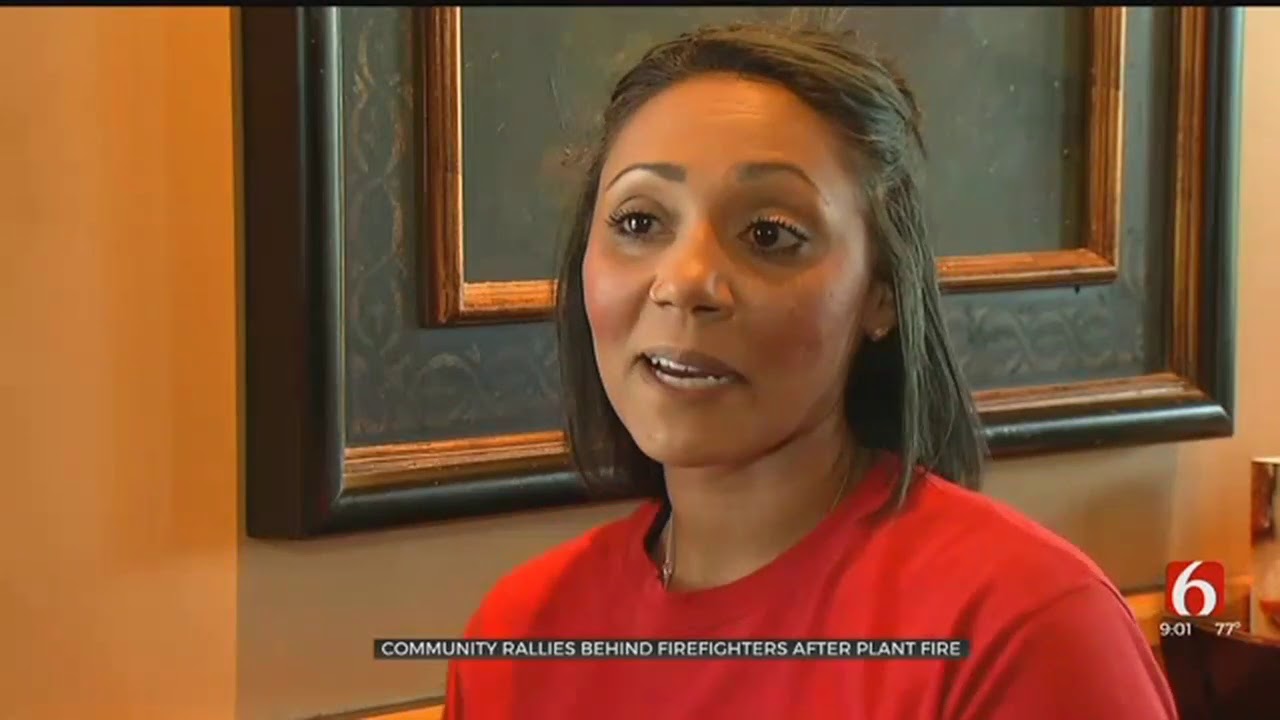 Community Steps Up To Thank Muskogee Firefighters - YouTube