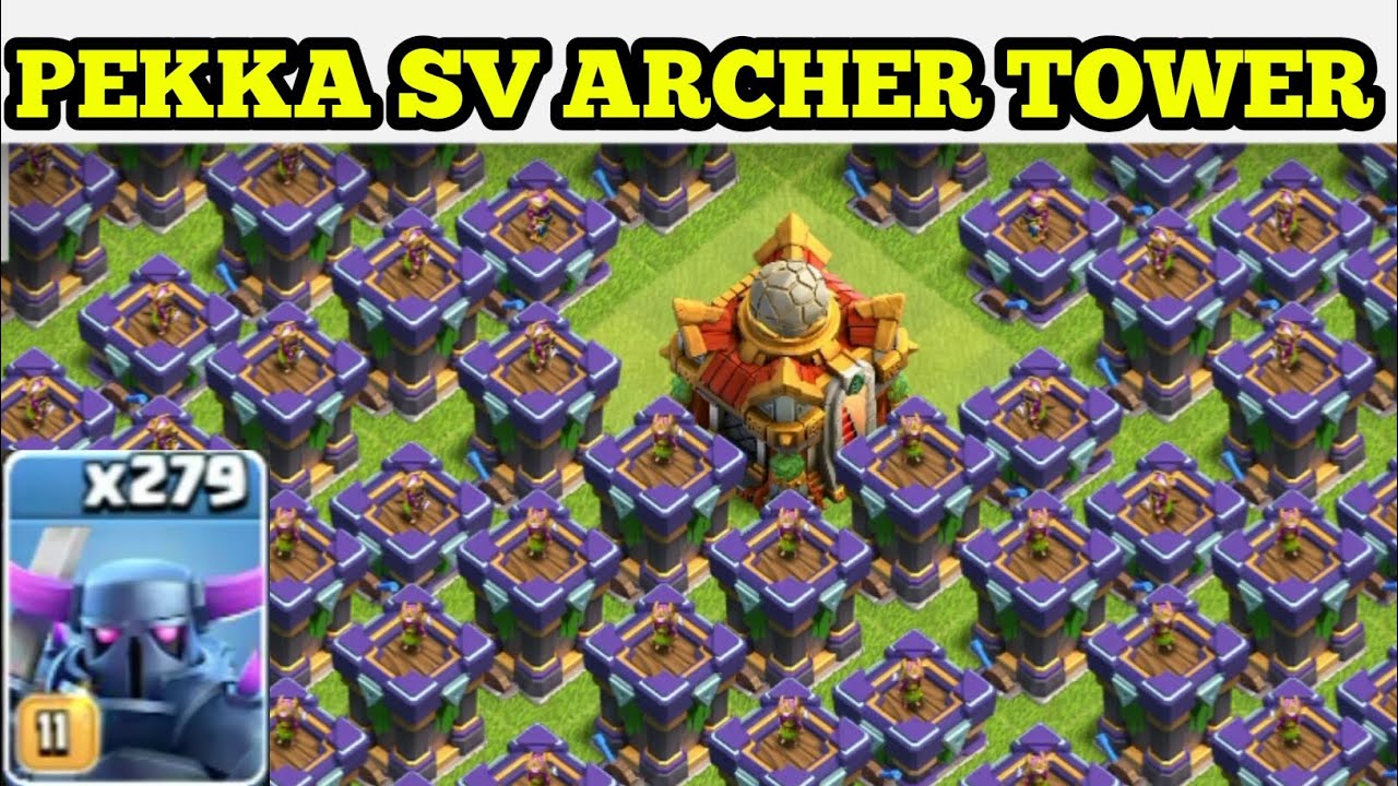 Only Pekka Attack Gameplay ! Archer Towels Gameplay - YouTube