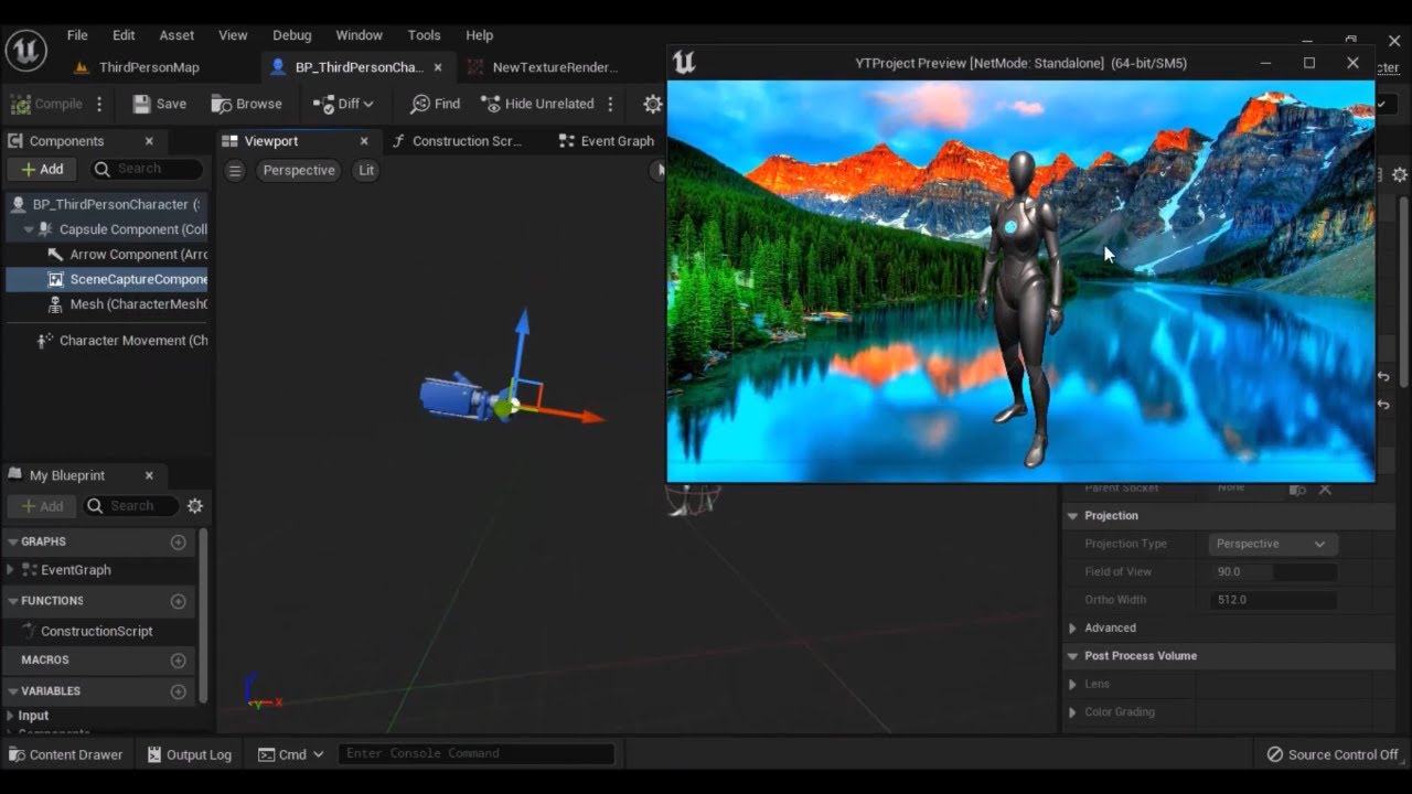 How to Show Camera view In Widget | Unreal Engine 5 | - YouTube