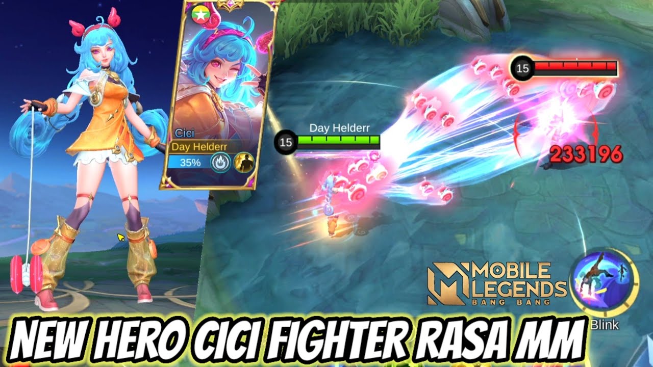 NEW HERO CICI FIGHTER RASA MM ! HERO PERTAMA SKILL YOYO JARAK JAUH DAN ...