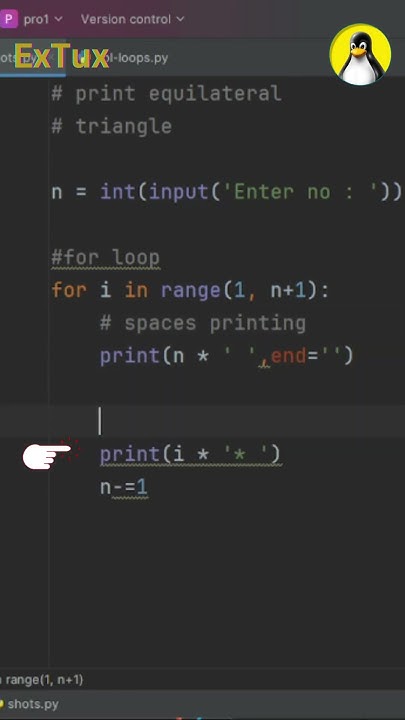 Equilateral Triangle In Python Youtube