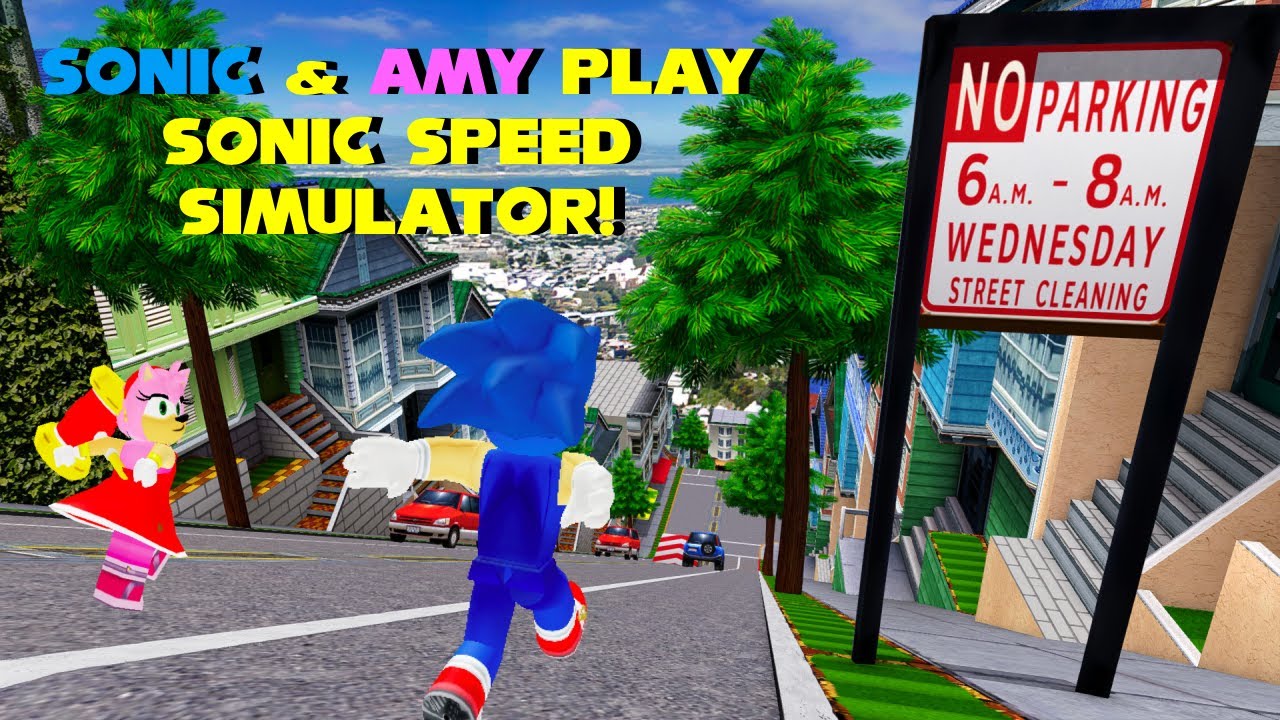 Sonic and Amy play Sonic Speed Simulator: Racing update! (Roblox) - YouTube