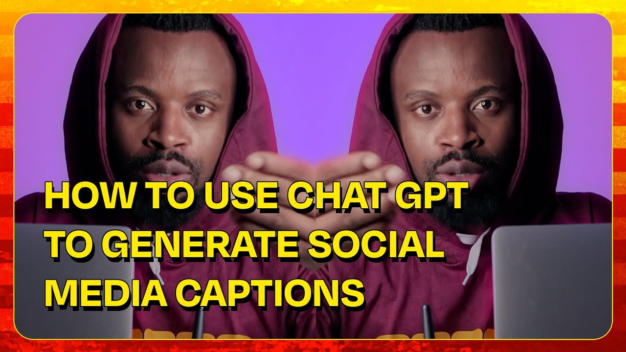 How to use Chat GPT to generate social media captions - YouTube