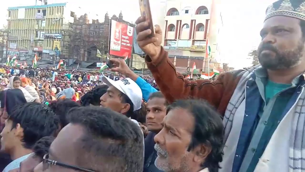 SATYAGRAHA ASANSOL ONE LACK PEOPLE ATTEND 100000 - YouTube