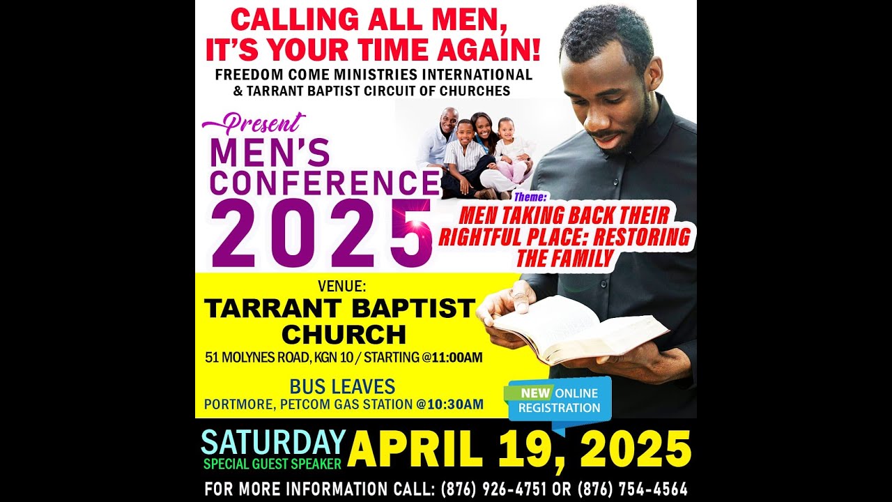 Tarrant Baptist Church / Freedom Come Ministries Int'l / Men's ...