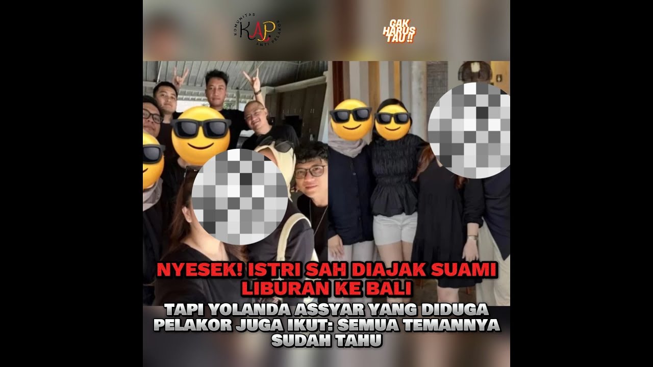 NYESEK! ISTRI SAH DIAJAK SUAMI LIBURAN KE BALI, TAPI YOLANDA ASSYAR ...
