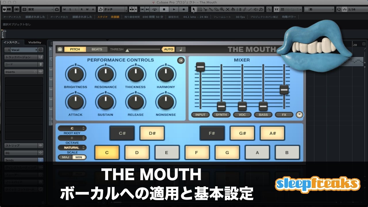 Native Instruments THE MOUTHの使い方① ボーカルへの適用と基本設定（Sleepfreaks DTMスクール ...