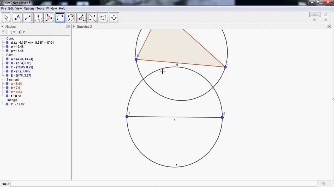 Giới thiệu các công cụ vẽ cơ bản của Geogebra 4 - YouTube