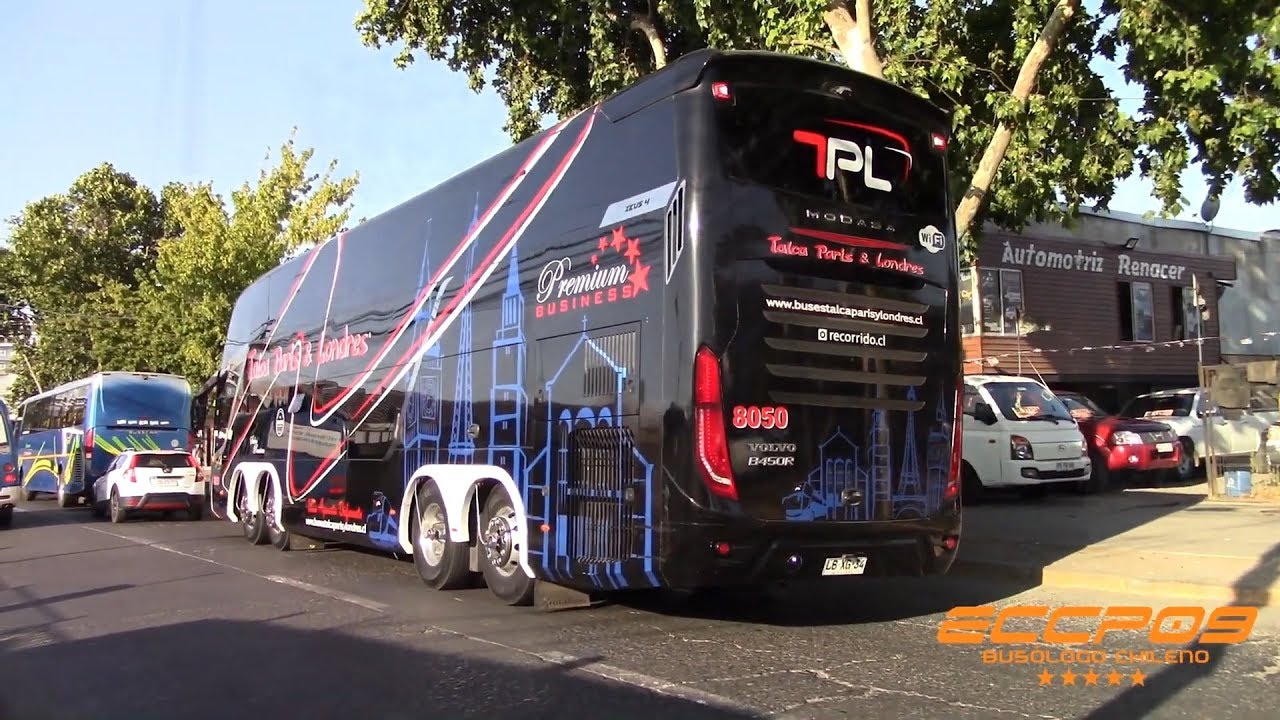Modasa Zeus 4 / Volvo B450R / Talca Paris & Londres - YouTube