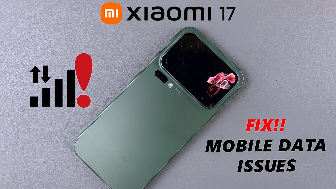 How To FIX Mobile Data Problems On Xiaomi 17 Pro - YouTube