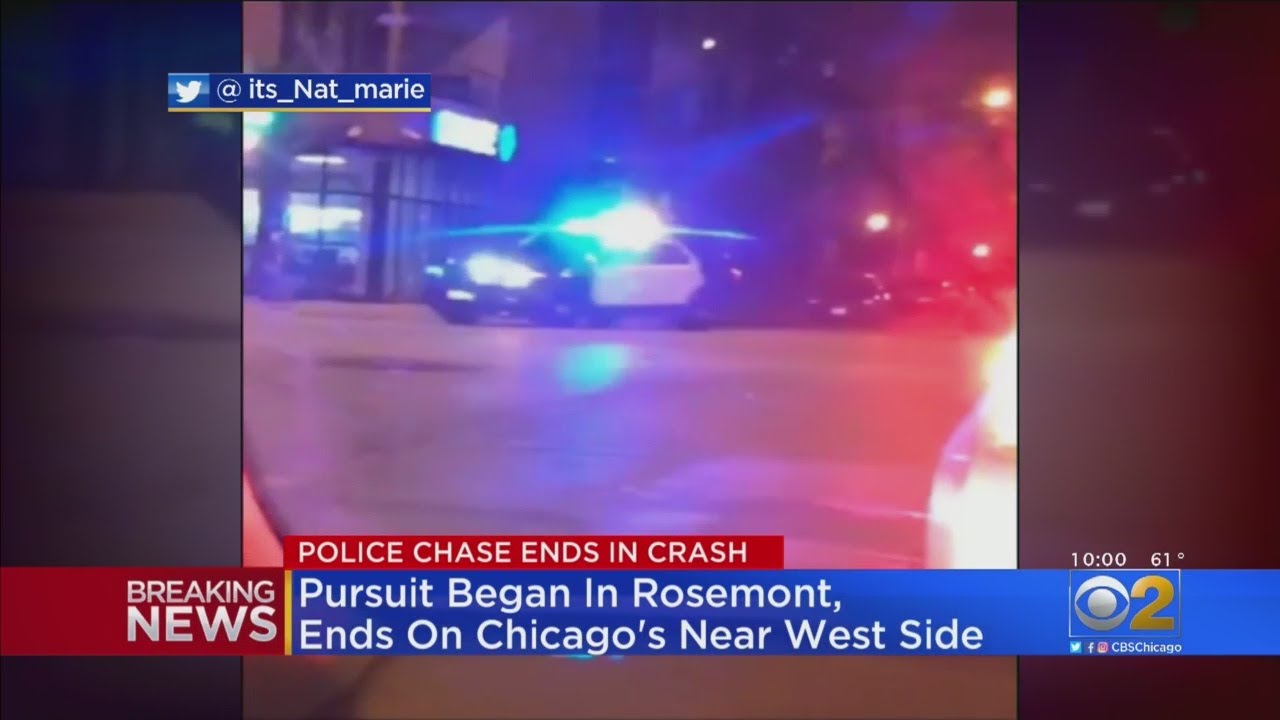 Police Chase Ends In Crash On Chicago's Near West Side - YouTube