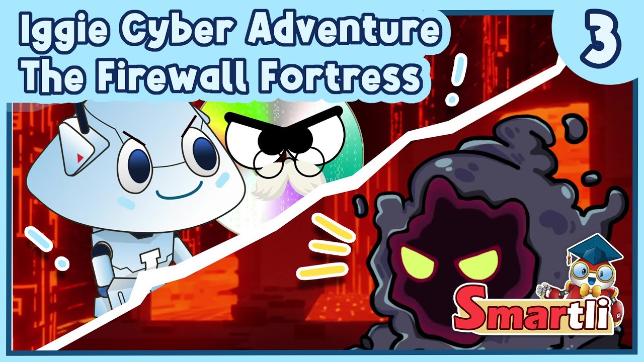🤖🌟Iggie Cyber Adventure : The Firewall Fortress | Full Episode | Fun Kids Cartoons | Smartli ...