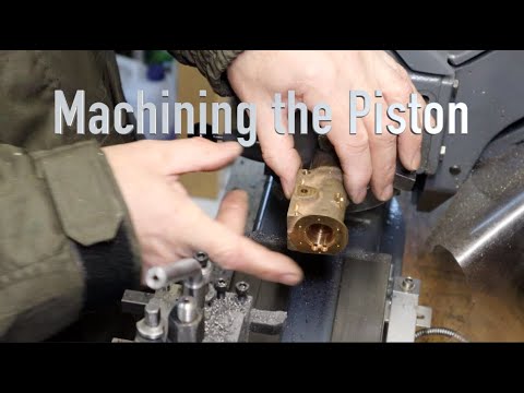 Machining a Model Steam Engine Part 4 - Turning a cast Iron Piston ...
