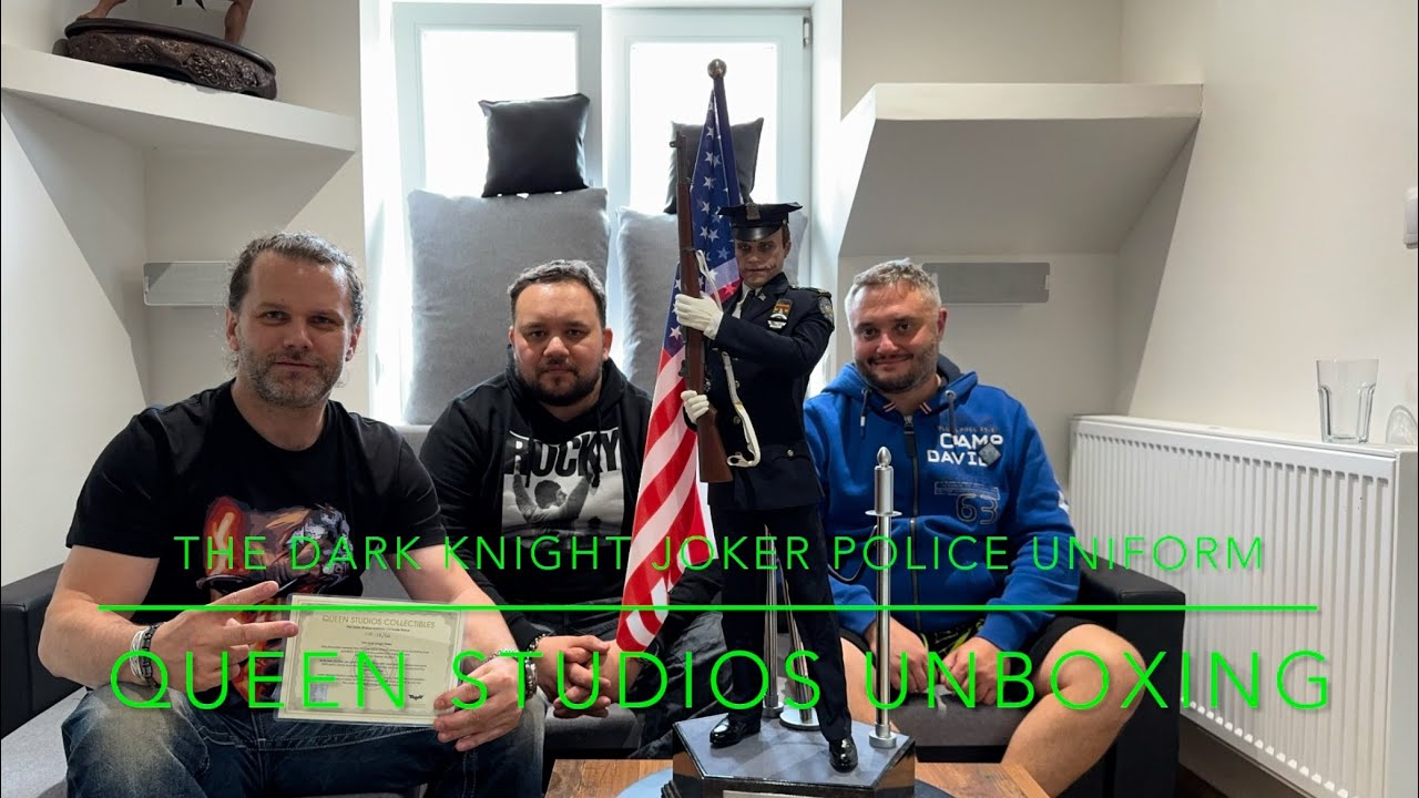 The Dark Knight 1/3 Joker Police Uniform Queen Studios Unboxing - YouTube