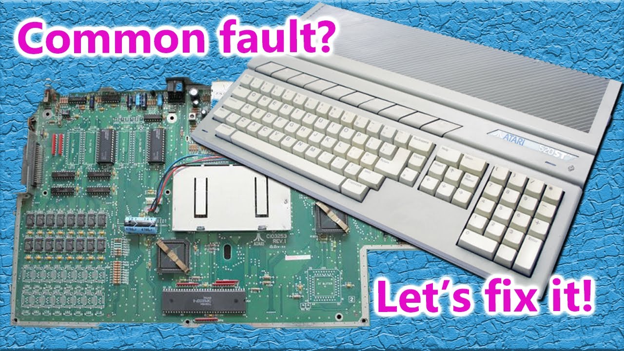 Atari ST - DMA error and fault finding - YouTube