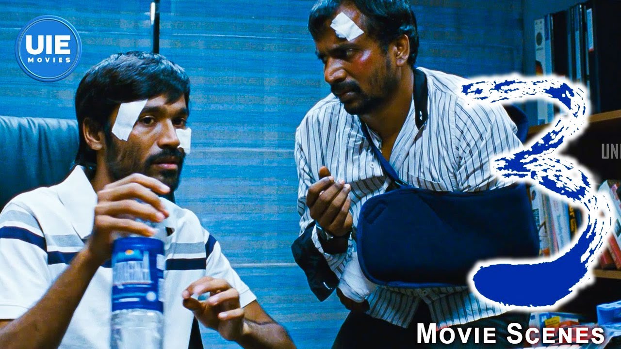 3 Movie Scenes | What is scaring Dhanush? | Dhanush | Shruti Haasan ...