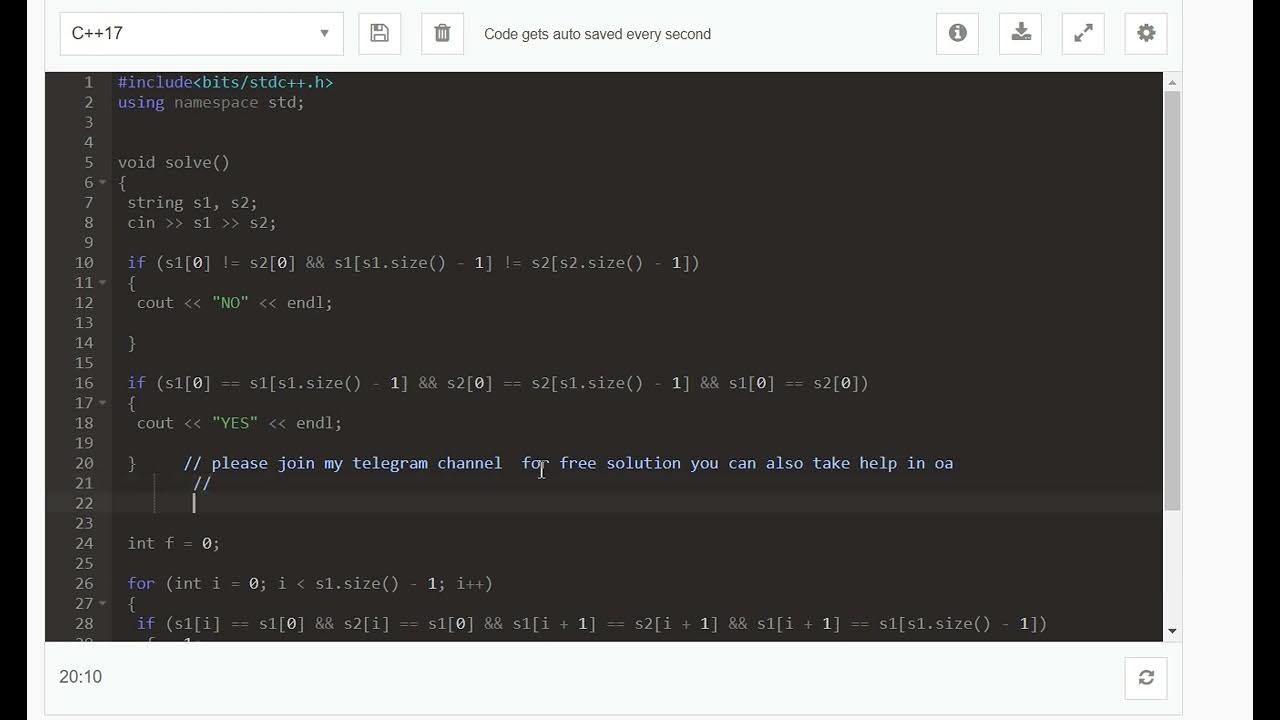 B Two Binary Strings Codeforces Solution Educational Codeforces
