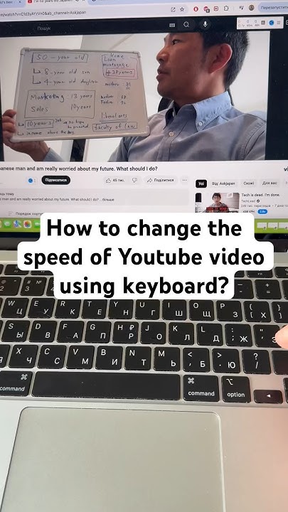 How to change the speed of youtube video using keyboard? Shortcut to ...