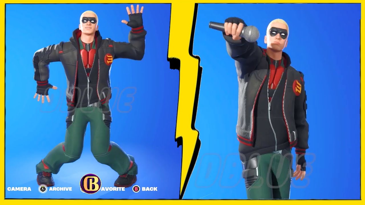 FORTNITE RAP BOY with All Emotes and Dances Ever Made - YouTube