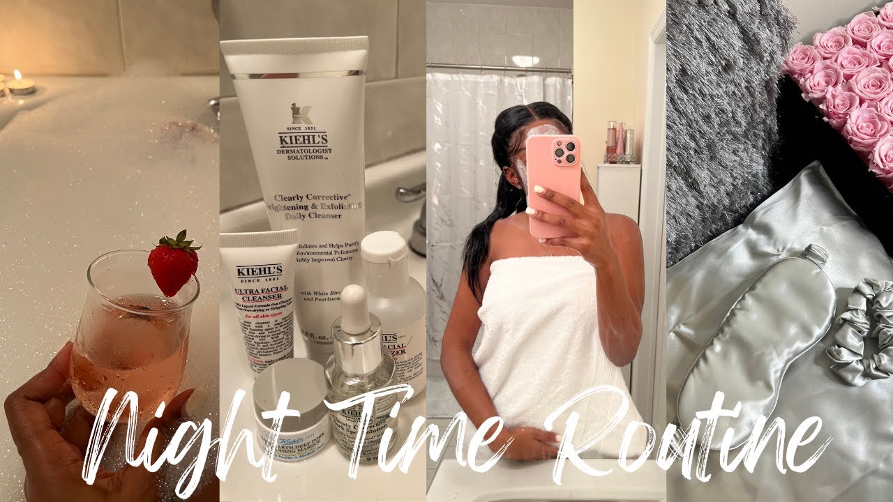 SELF CARE NIGHT TIME ROUTINE | UNWIND & RELAX | BLACK GIRL EDITION ...