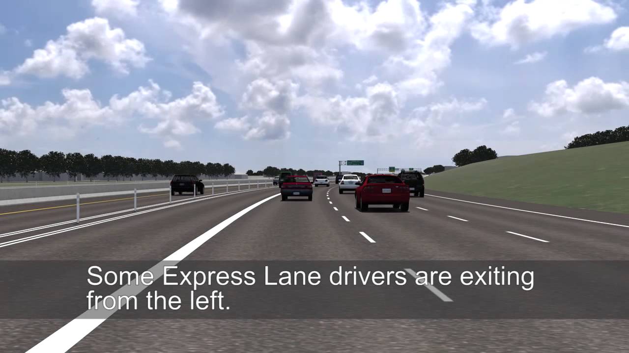 Southbound Express Lane Entrance at Far West Boulevard - YouTube
