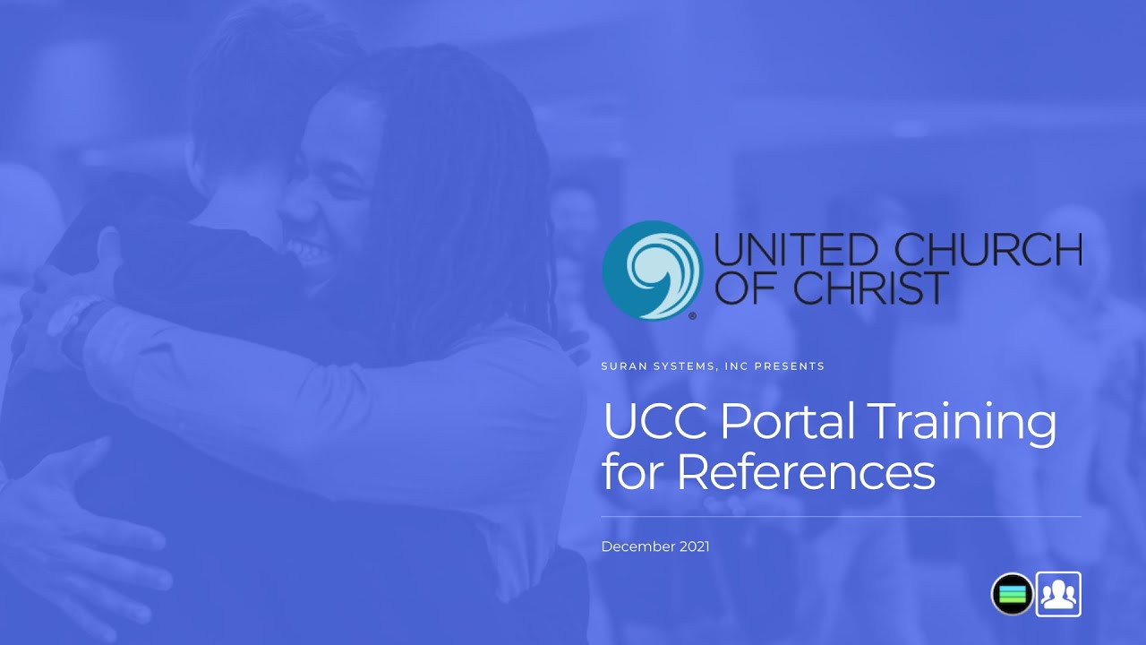 UCC Portal Training for References - YouTube