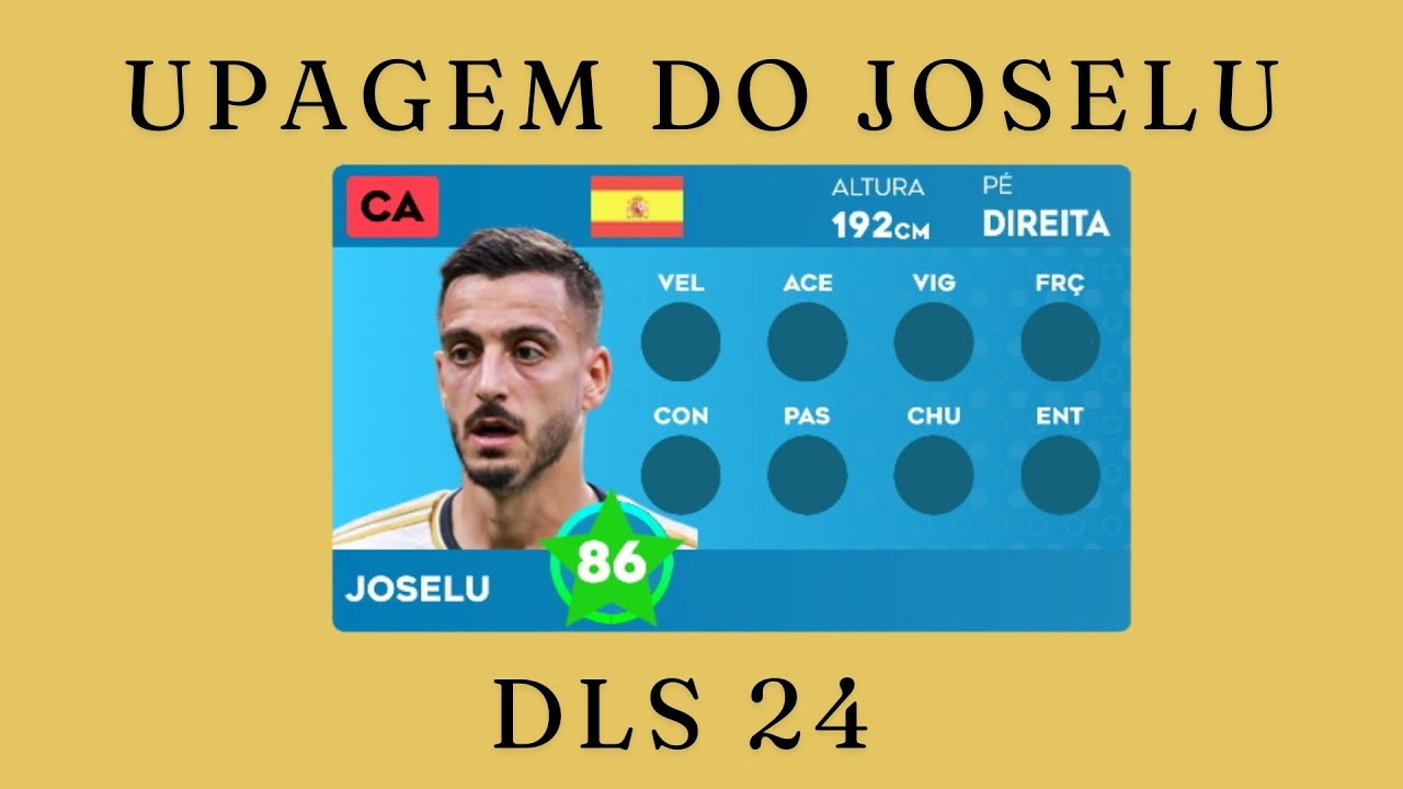UPANDO O REAL MADRID NO DLS 24 | JOSELU | JAIREX DO GRAU - YouTube