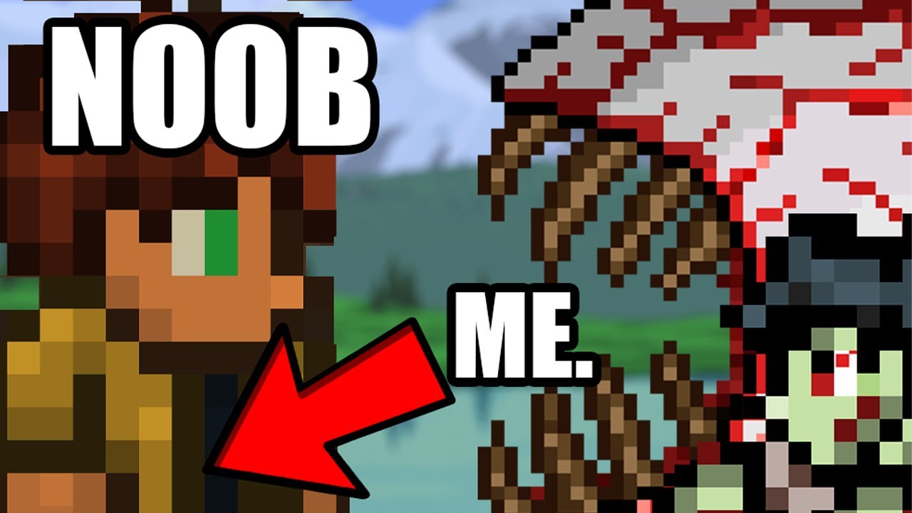 NOOB plays TERRARIA... - YouTube