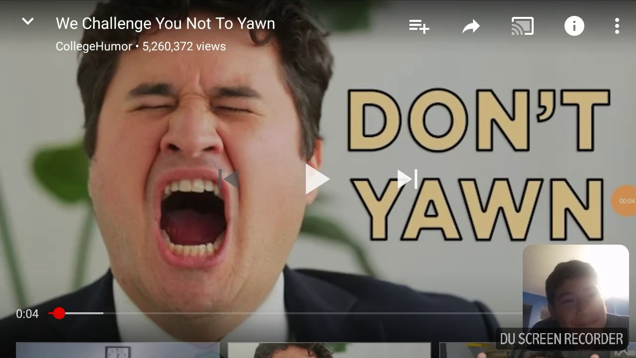 Try not to (YAWN ) challenge - YouTube