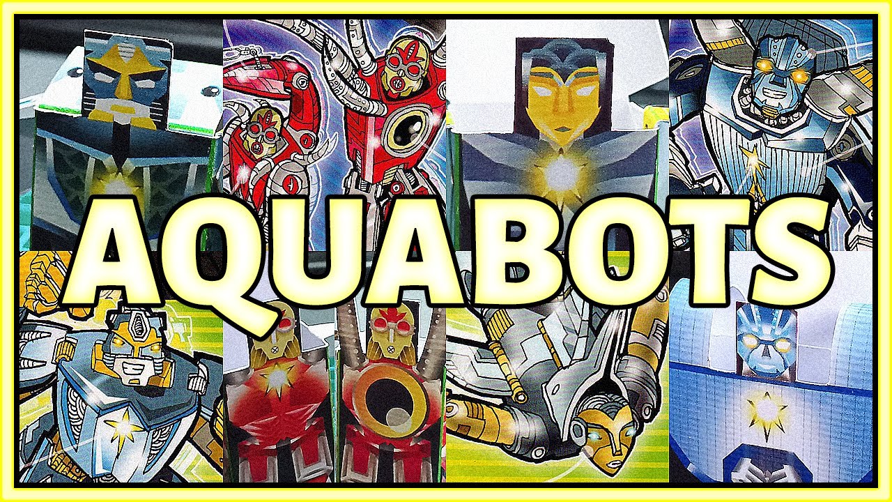 The AQUABOTS! | Speed Build | Jomike Tejido's Foldabots (TB2:CS3) #BringBackFoldabots - YouTube