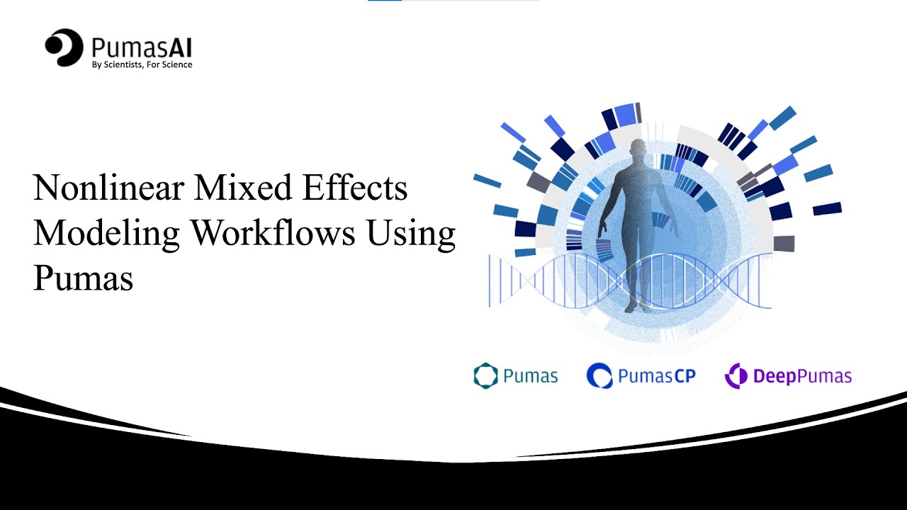 Nonlinear Mixed Effects Modeling Workflows Using Pumas - Day 3 - YouTube