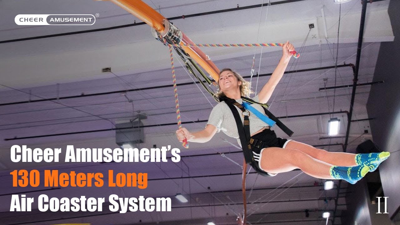 130 Meters Long Air Coaster System | Cheer Amusement® - YouTube