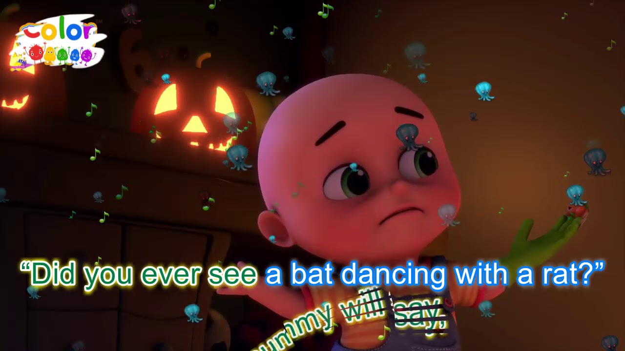 Down By The Spooky Bay | Songs & Karaoke For Kids | Cooloring fun - YouTube