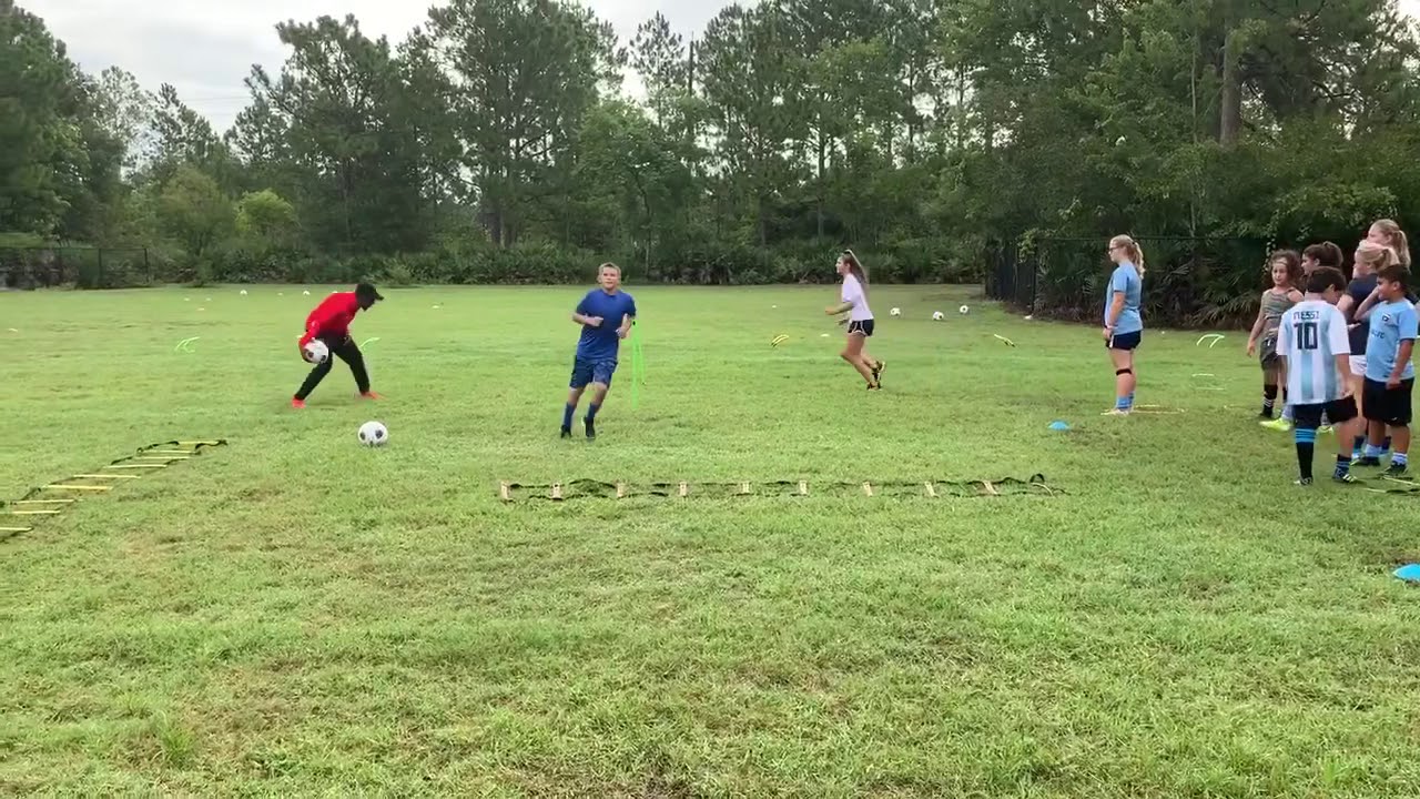 12U Baseball Season Soccer Speed and Agility Session - YouTube