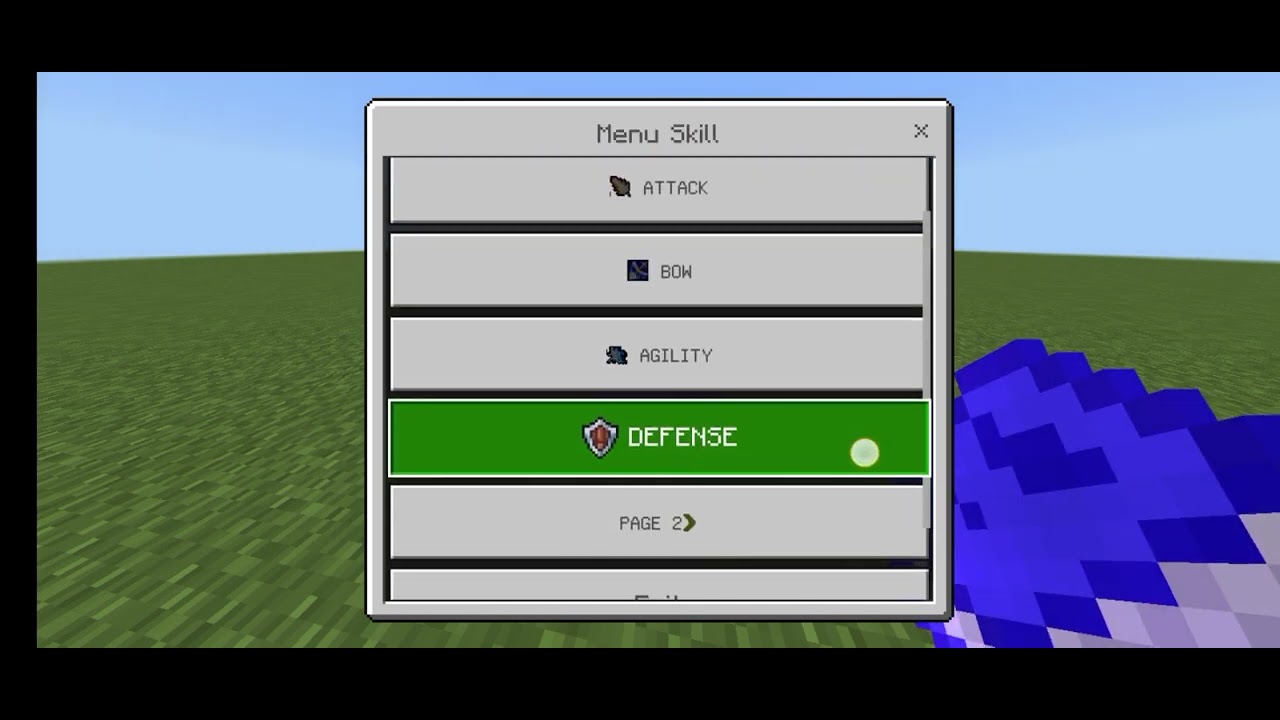 SKILL ADDON MINECRAFT PE/BE 1.18+ - YouTube