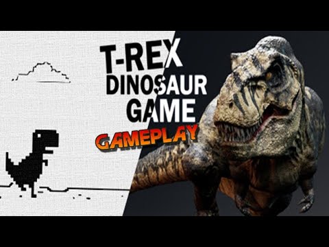 T-REX DINOSAUR GAME - YouTube
