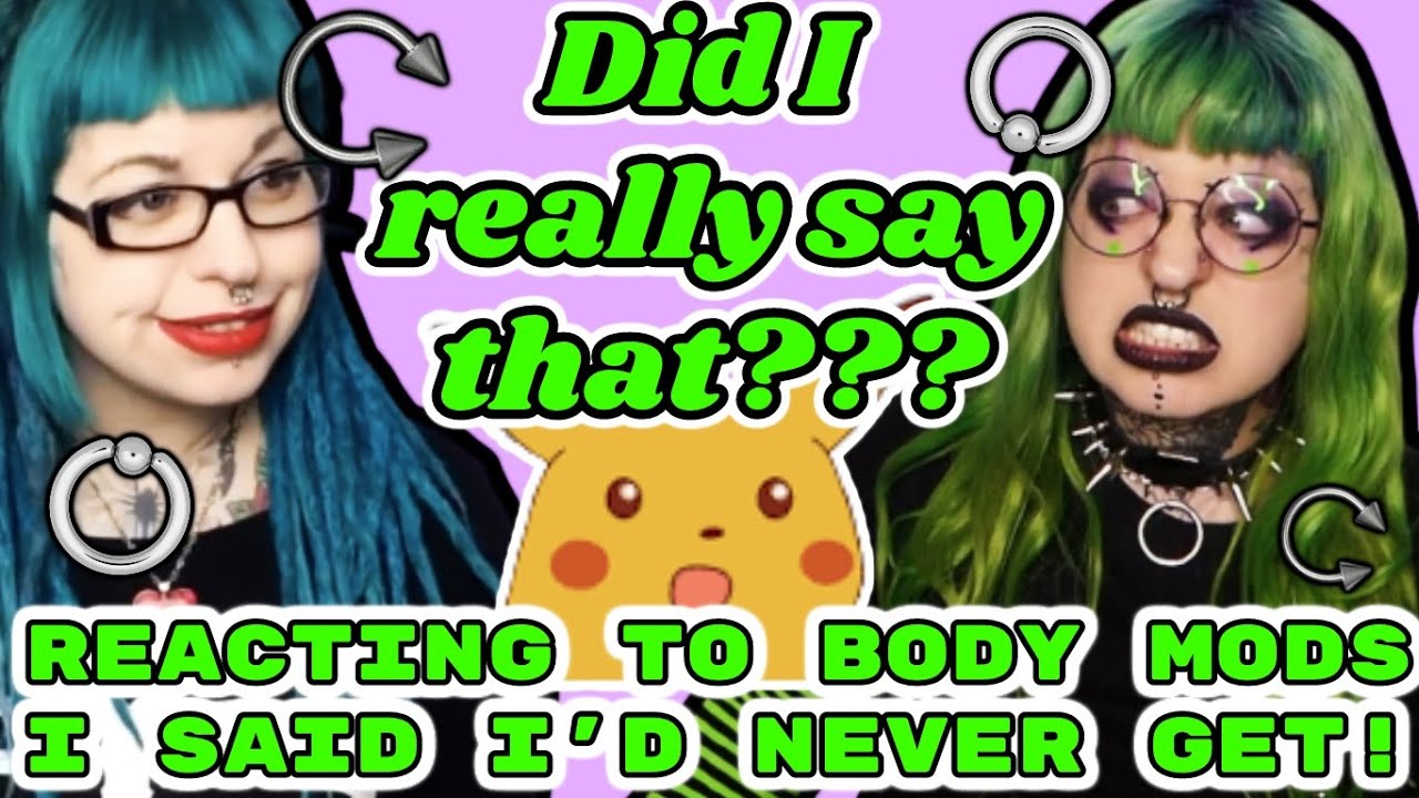 Reacting to Body Mods I Said I'd Never Get.... // Emily Boo - YouTube