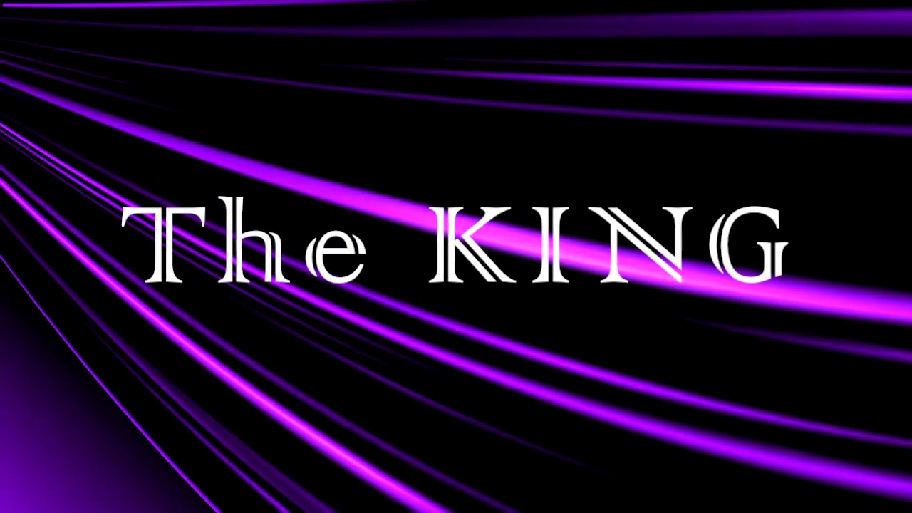 The KING intro - YouTube