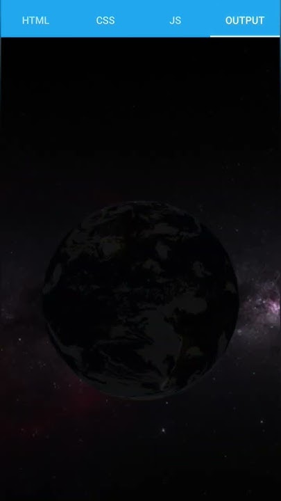 3d Earth Rotation using HTML | CSS - YouTube
