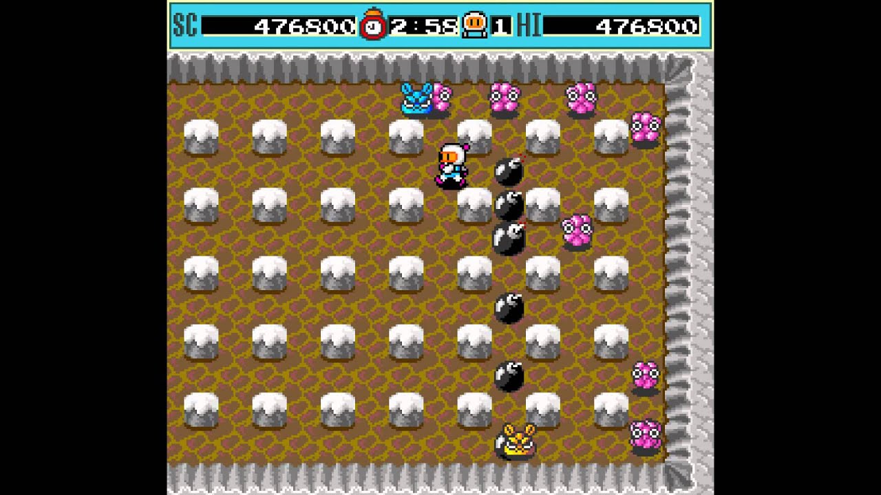 Dyna Blaster - Stage 5-8 (1992) [MS-DOS] - YouTube