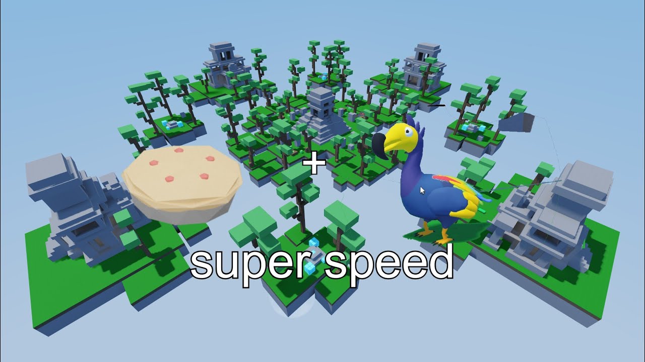 Speed pie + Dodo = super speed | Roblox BedWars - YouTube