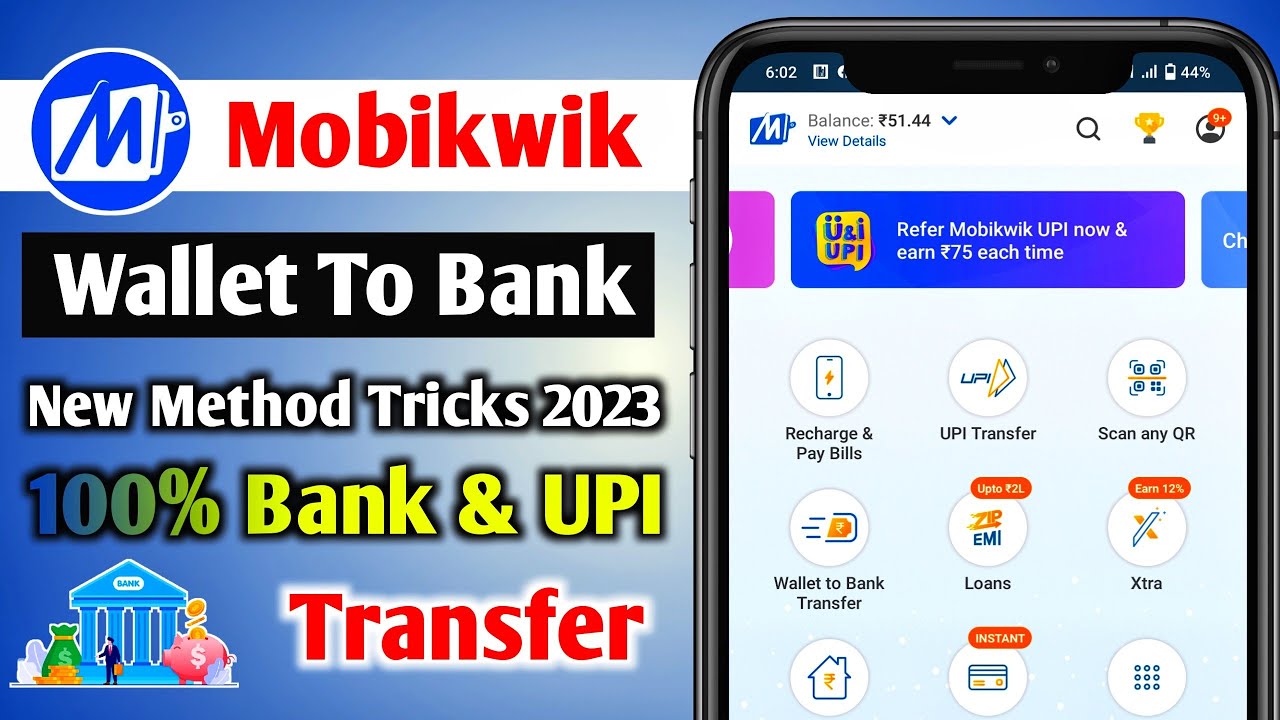 100% Mobikwik Wallet to Bank Transfer 🔥 Mobikwik Wallet to Bank Account ...