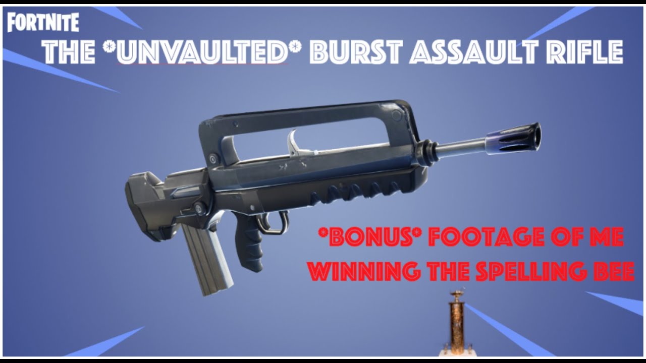 The *UNVAULTED* Burst Assault Rifle *BONUS* Footage of me winning the ...
