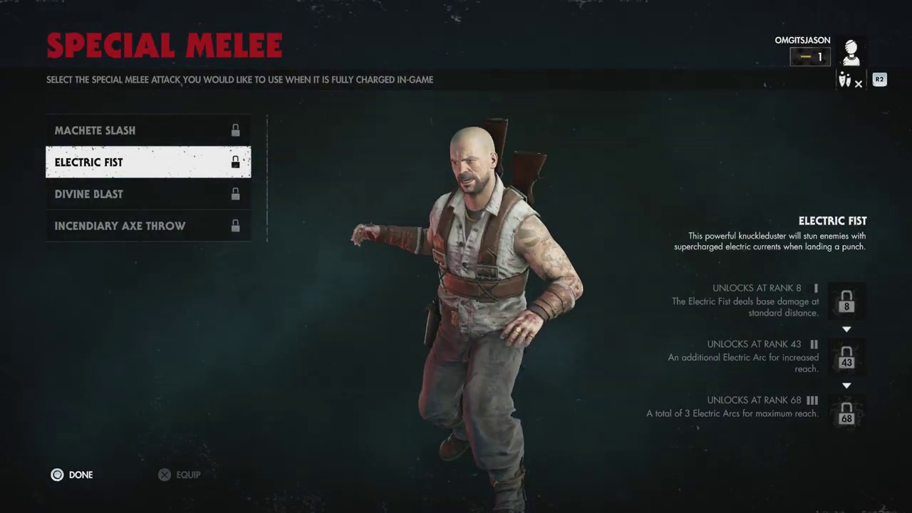 Zombie Army 4 - Default Boris "The Prisoner" Weapons, Gear, Emotes ...