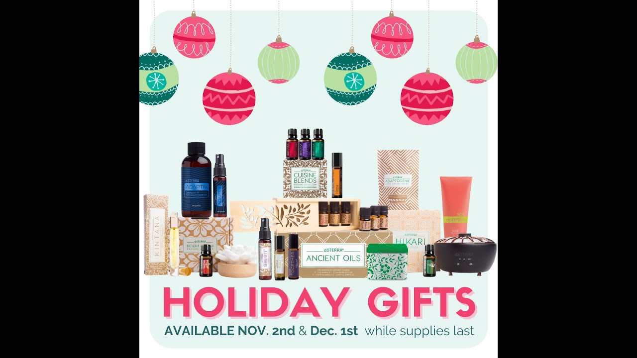 doTERRA 2020 Holiday Gifts (One Drop Preview) - YouTube