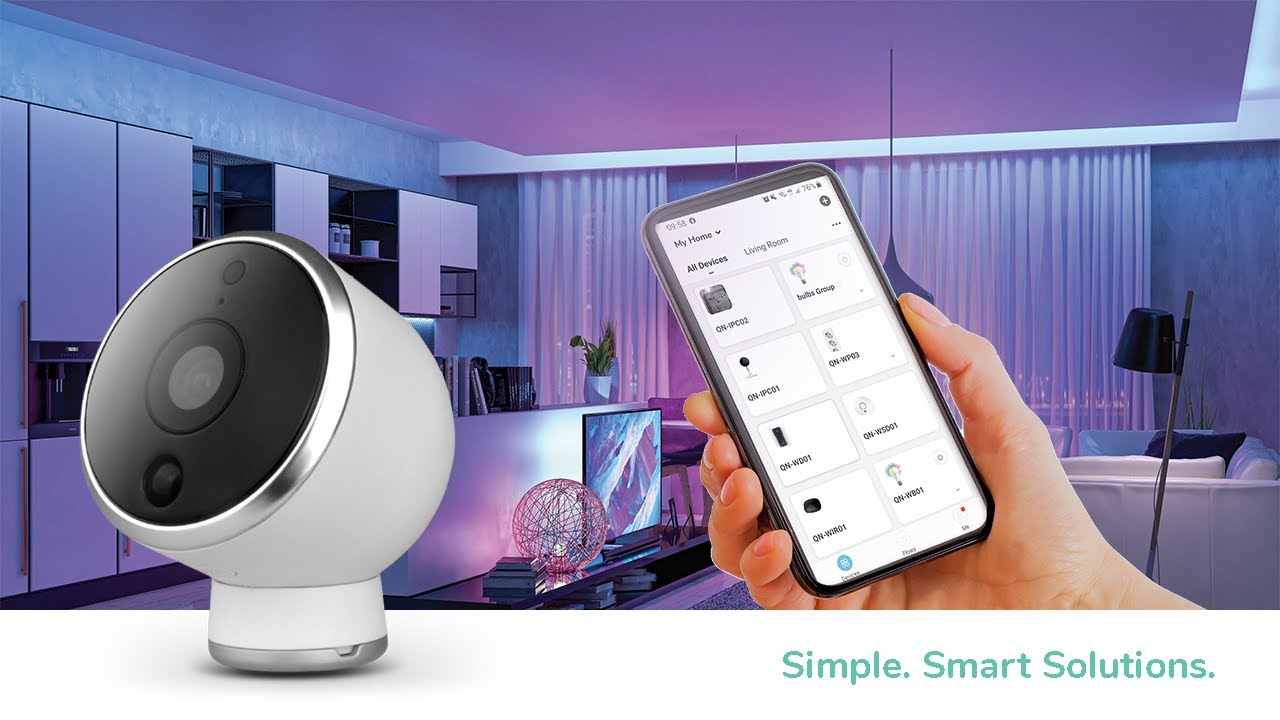 Qnect Home QN-IPC03 WiFi buitencamera op batterij (NL) - YouTube