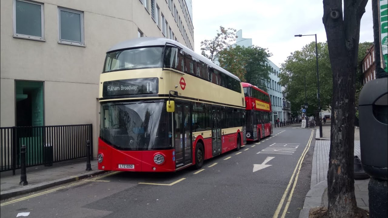 Full Journey on the Route 11 (LT50 LTZ1050) New Bus For London (NB4L ...