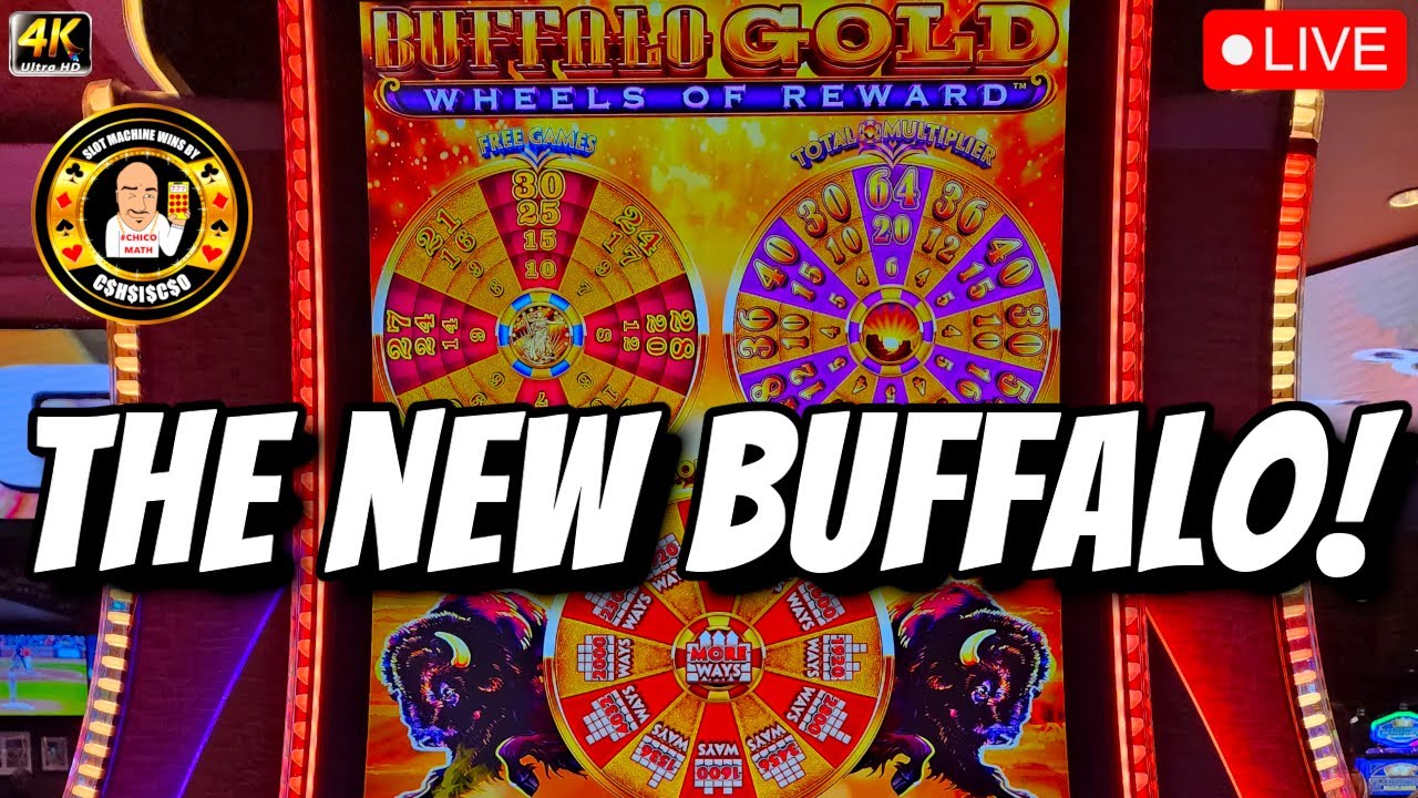 BRAND NEW Buffalo Gold Wheels Of Rewards Slot Machine in Las Vegas ...