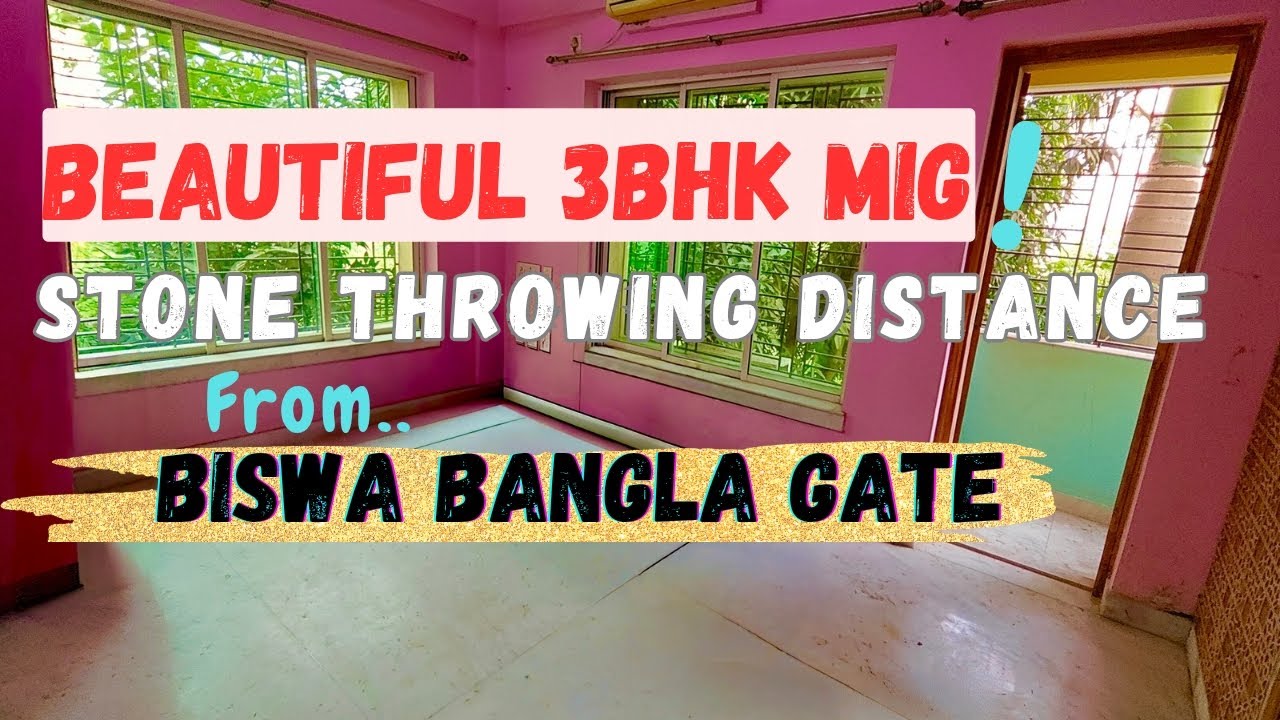 Corner plot 3bhk flat very near to Biswa Bangla Gate, Newtown action ...